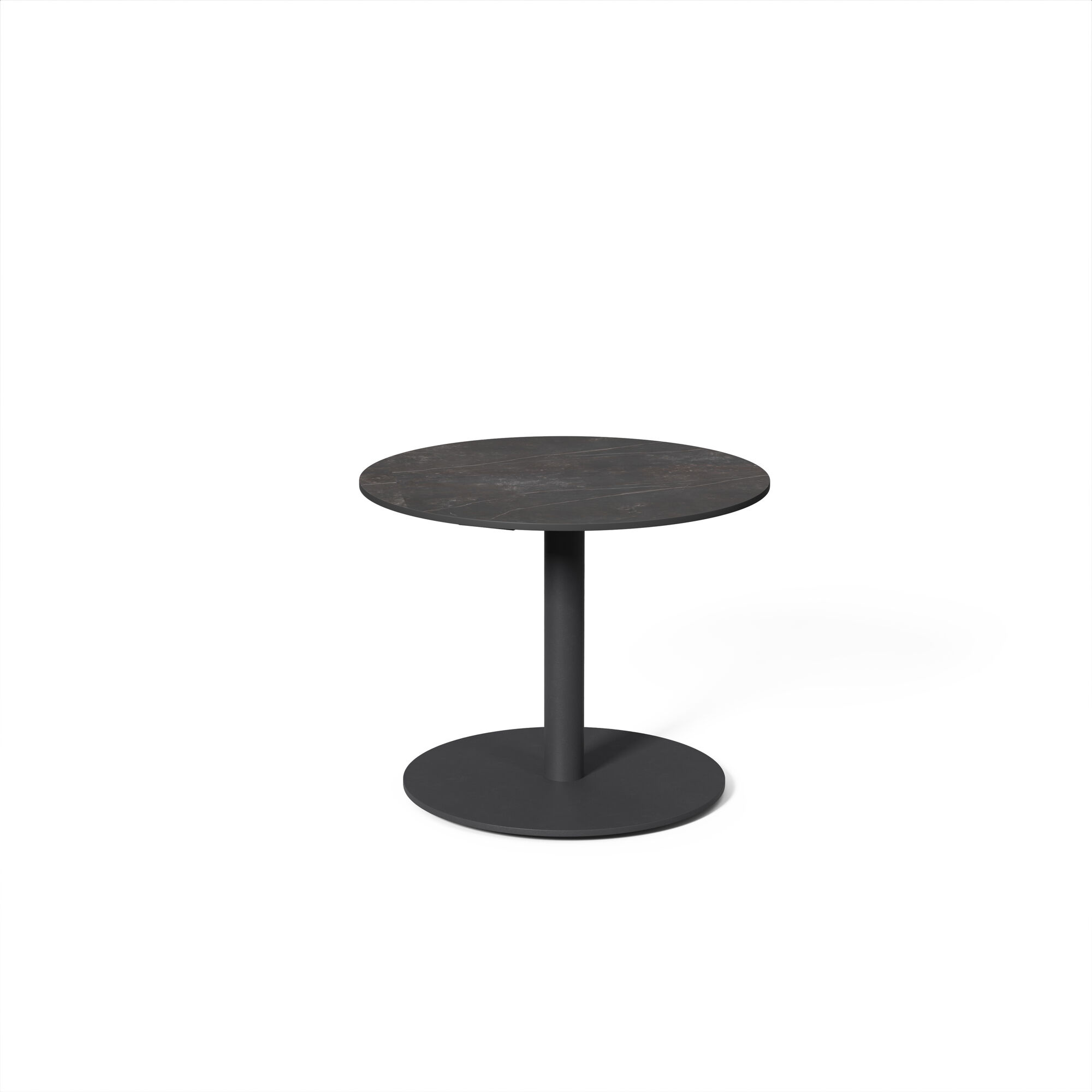 Lage Tafel 'Tarente' - 50 cm - Anthracite - Wilhelmina Designs
