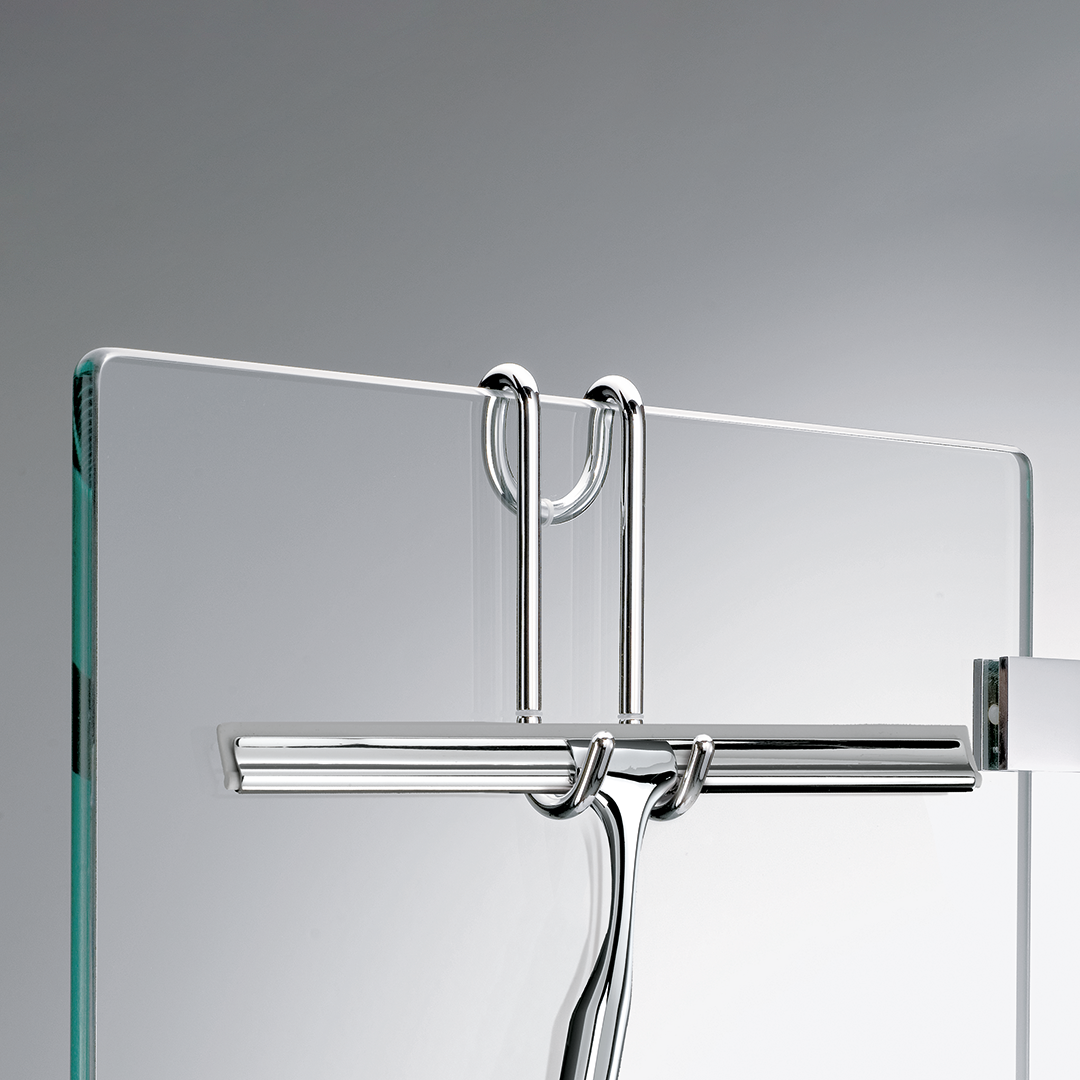 DECOR WALTHER Shower wiper holder 'Basic' - Wilhelmina Designs