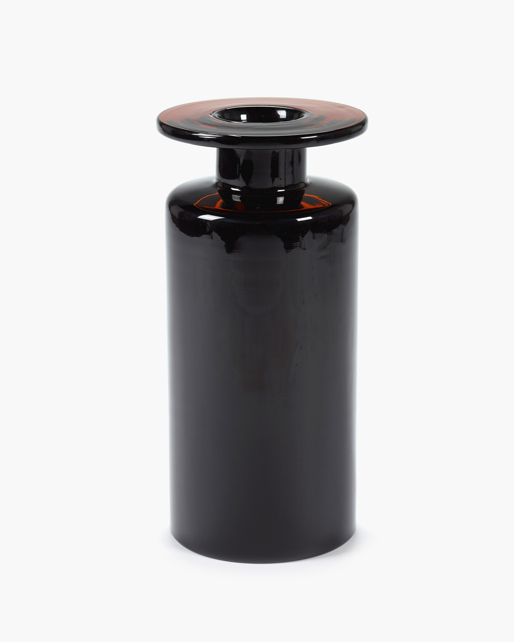 Marie Michielssen - Wind & Fire Vase - Black/Dark brown - L ...