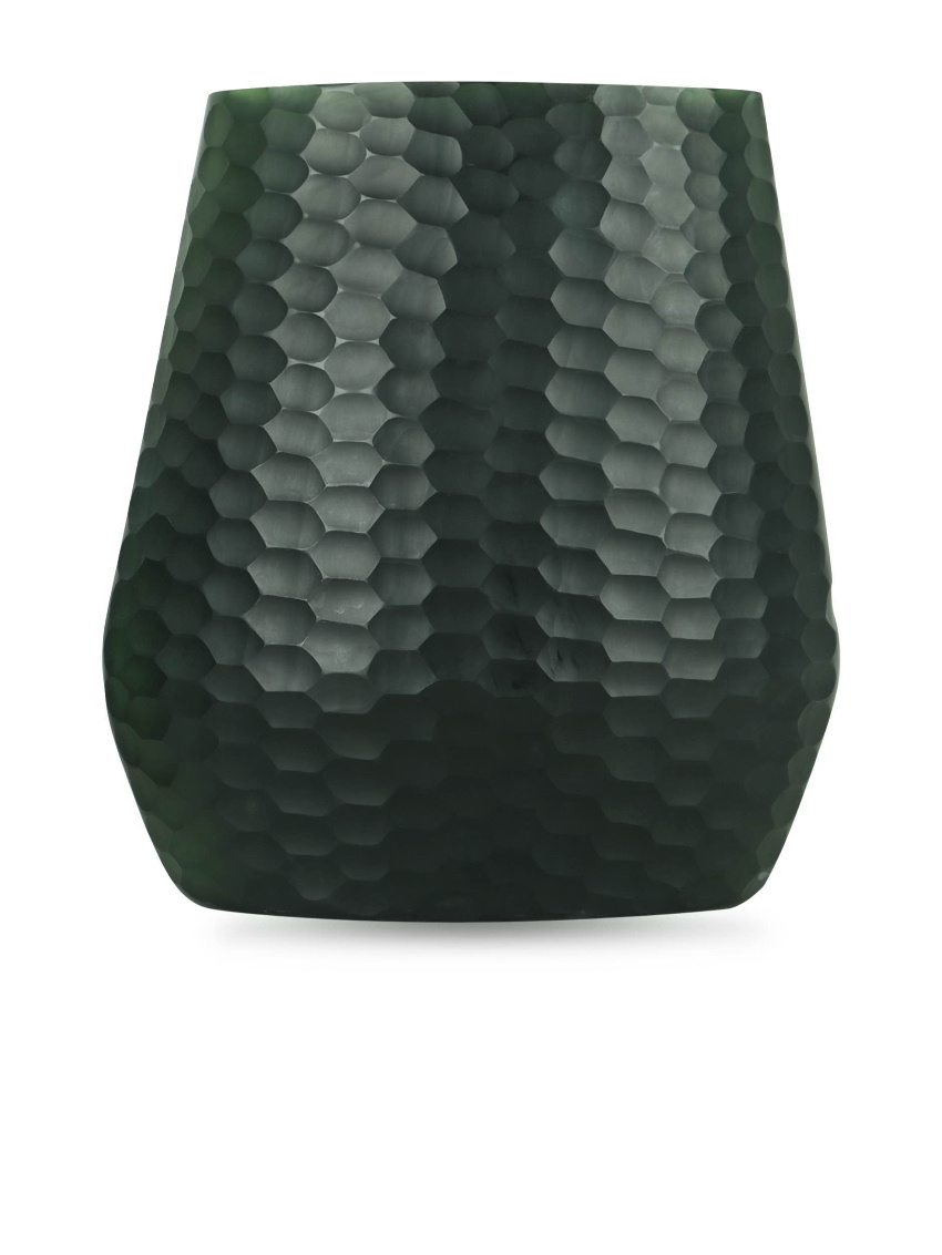 Vase 'Maya' - Green - L - Wilhelmina Designs