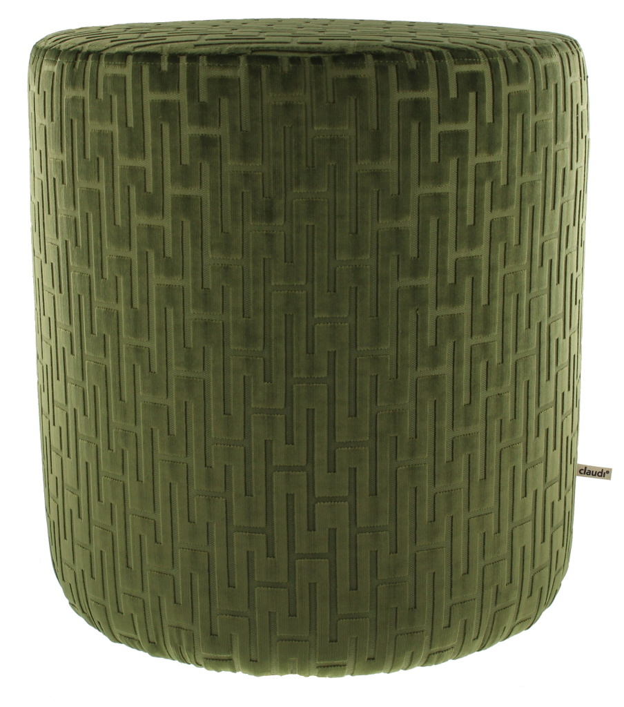 Poef Claudi - Mocellia Green - Wilhelmina Designs