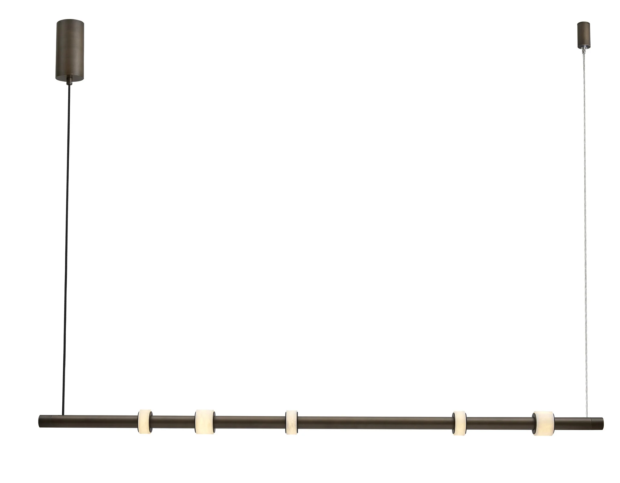 THE GRAND COLLECTION Chandelier 'Gio' - Smoke Bronze - Wilhelmina Designs
