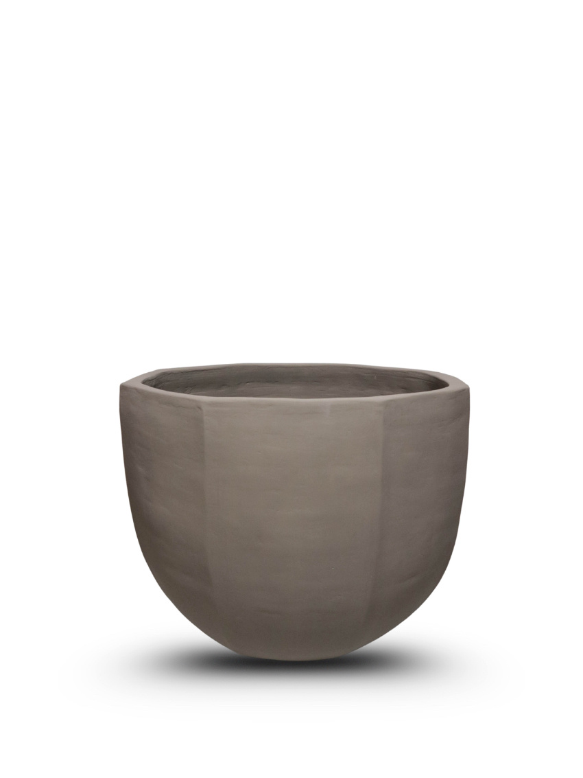 Planter 'Bali' Grey - M - Wilhelmina Designs