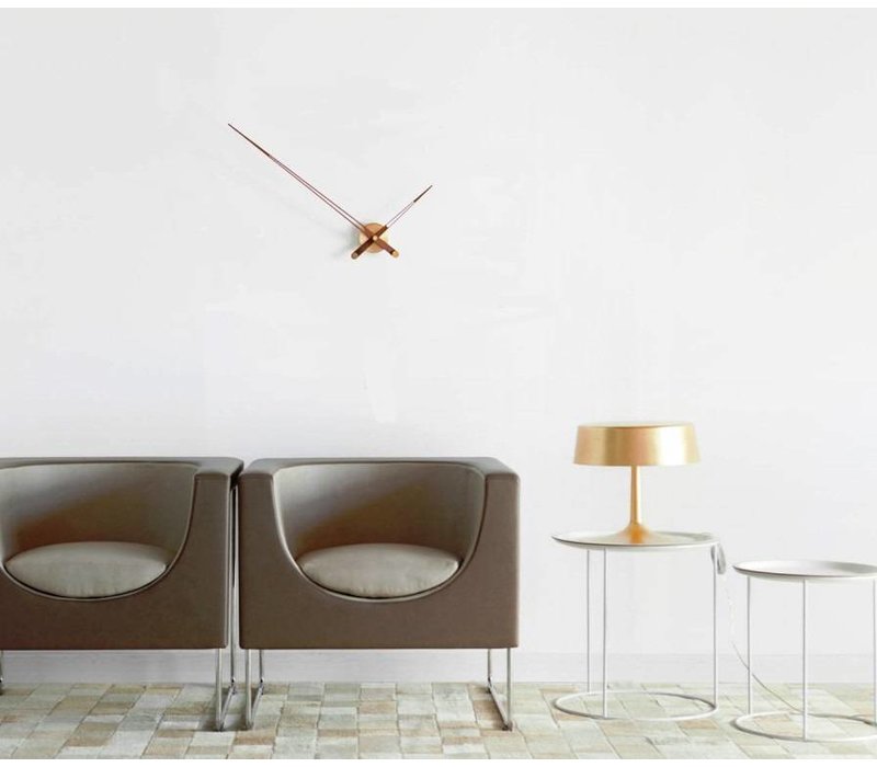 Nomon 'Axioma N - Gold' wooden hands-only clock - Wilhelmina Designs