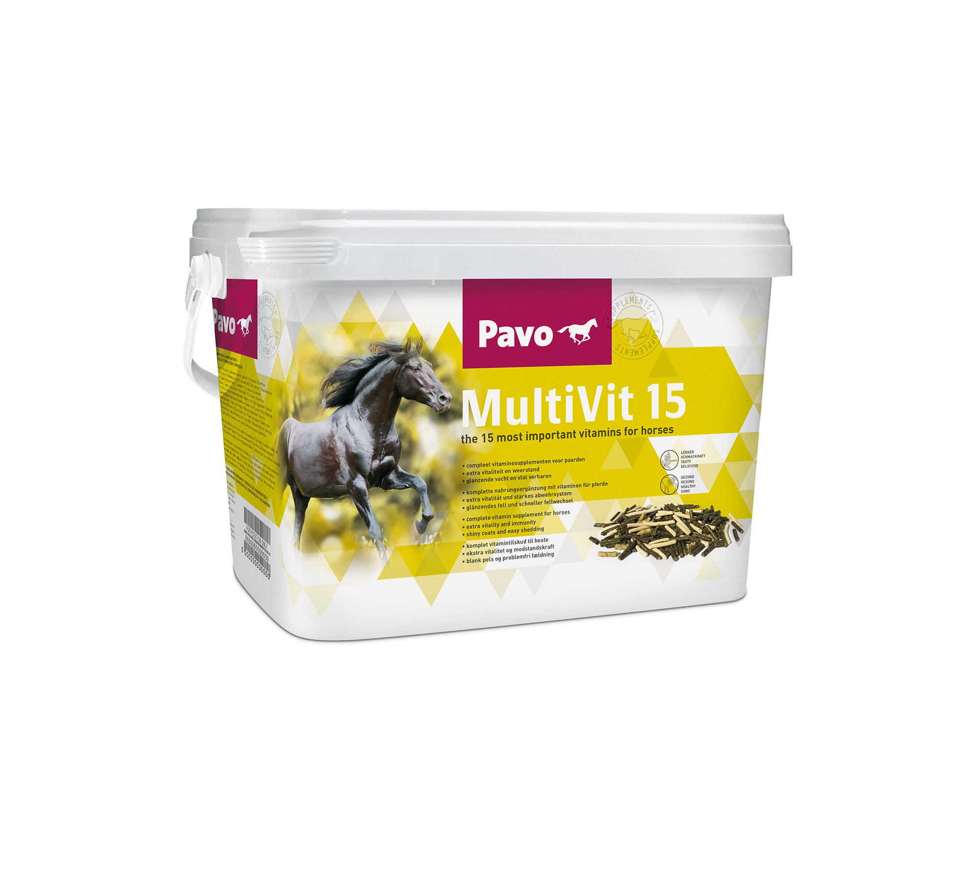 Pavo Multivit 15 3KG | Paardenvitamines.be - Paardenvitamines.be