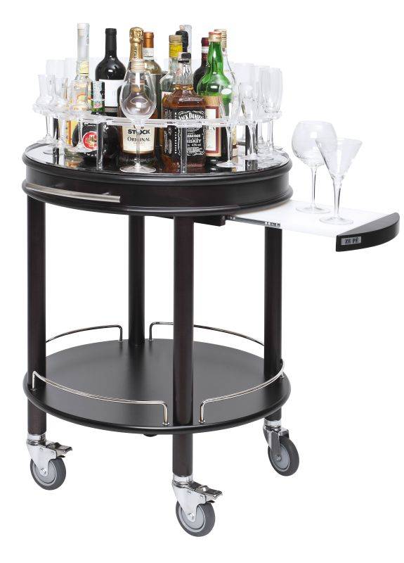 ZEPé Champagne trolley round shape - M&T International Hospitality ...