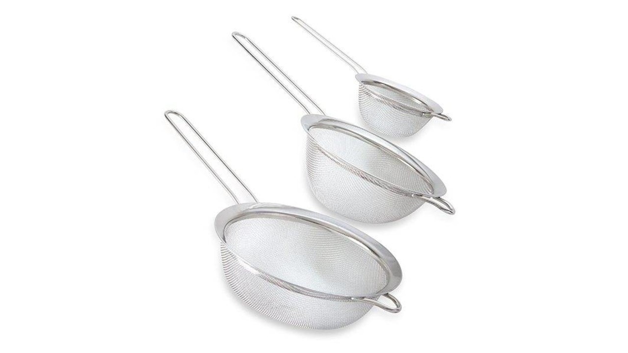 Set de 3 passoires 15cm/18m/20cm maille fine - M&T International Hotel ...