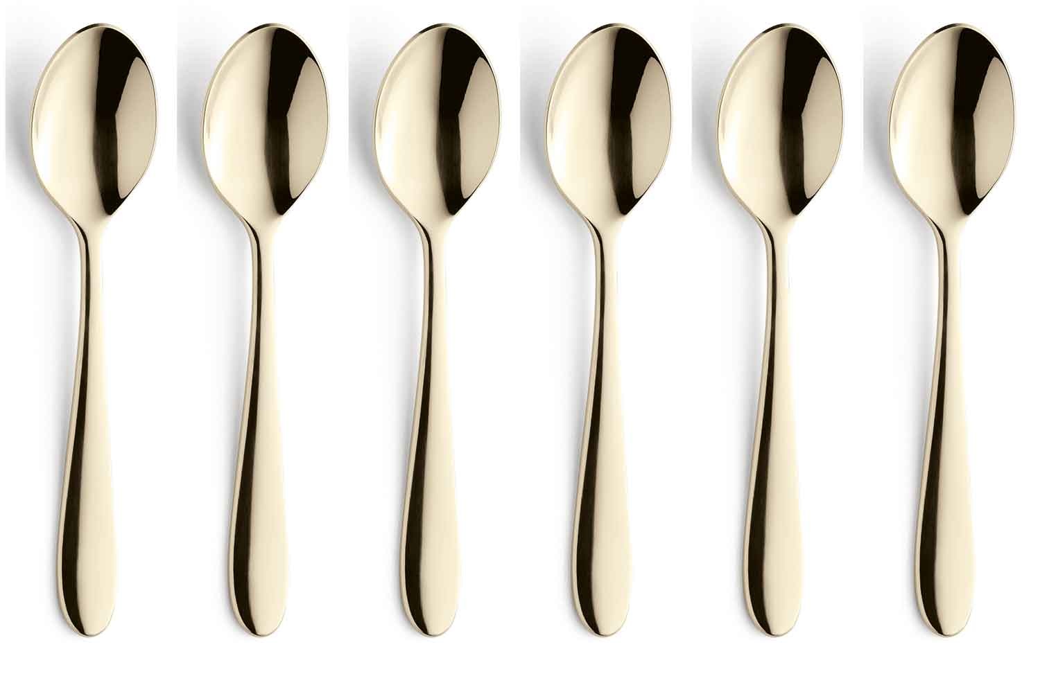 Coffee spoon PVD coating Champagne - M&T International Hotel ...