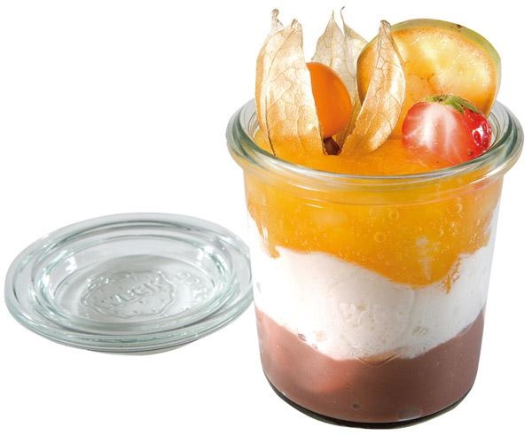 Verrine avec couvercle en verre 0,14 litre lot de 12 pièces - M&T ...