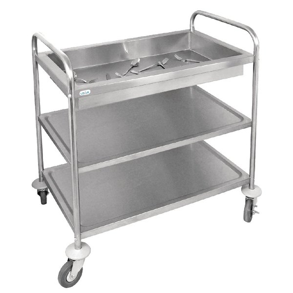 Deep Tray 10 cm Clearing Trolley with 3 levels - M&T International ...
