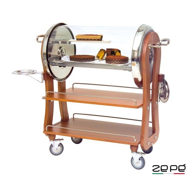 Dessert trolley roll top - M&T International Hotel & Restaurant Supplies NV