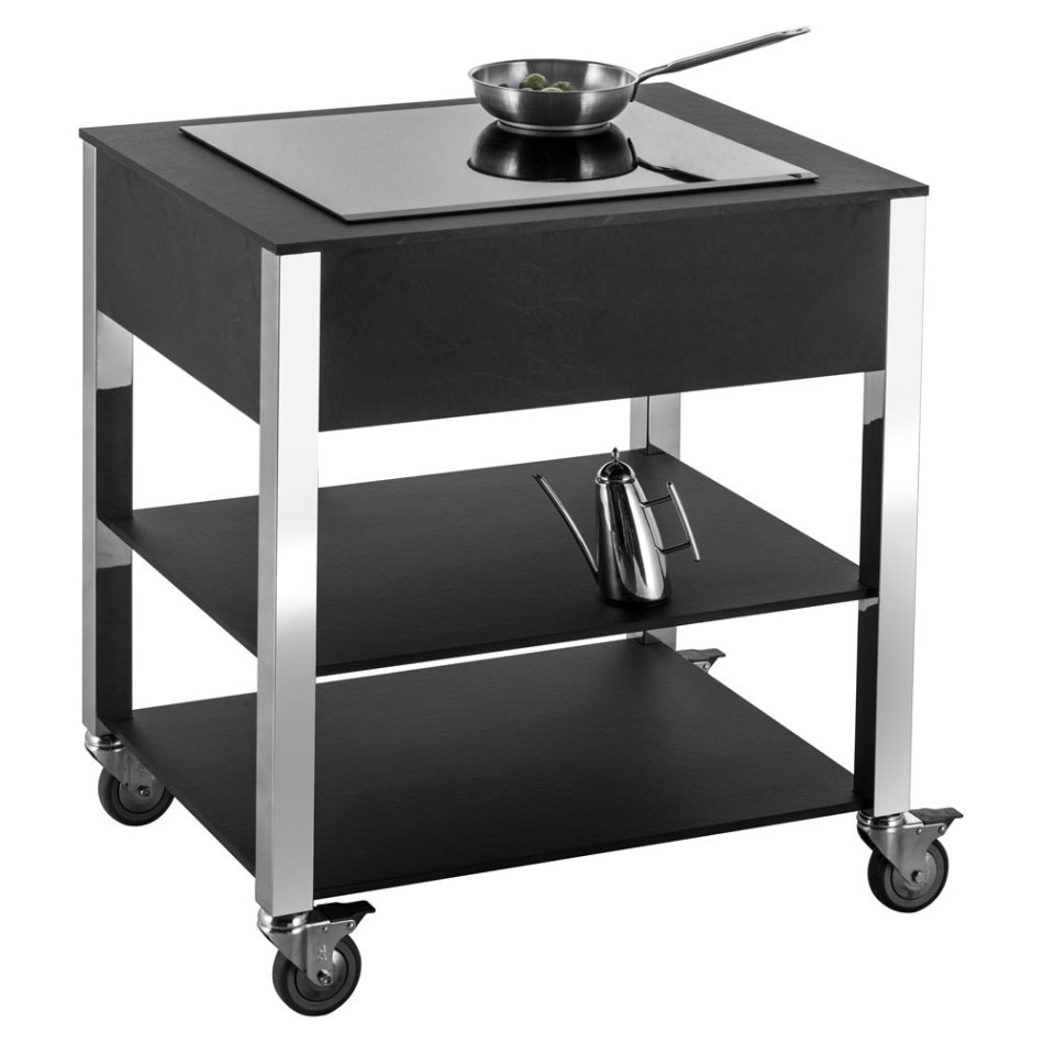 Trolley with induction hob - M&T International Hospitality Supplies ...