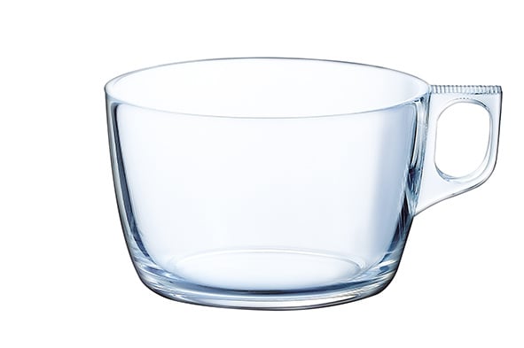 Cup tempered glass " Voluto " - M&T International Hospitality Supplies ...