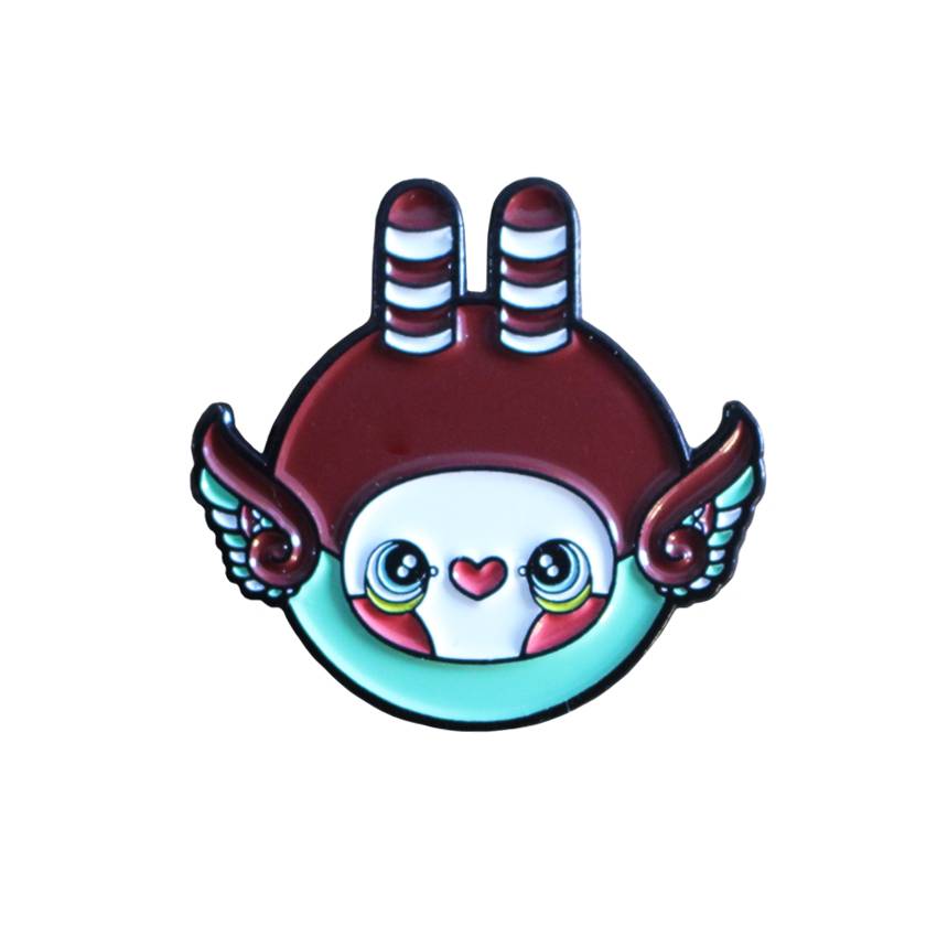 Mini Hoot Pin (Soft Enamel) by Tomodachi Island - Mintyfresh