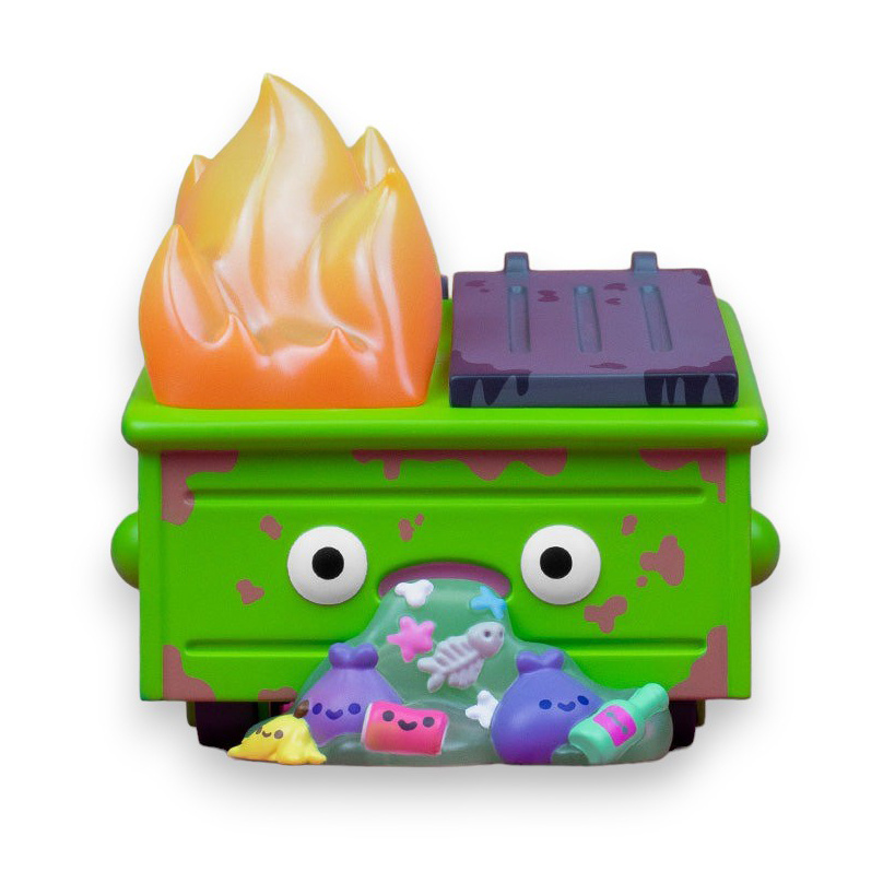 Barfing Dumpster Fire - Vinyl Figure by 100% Soft - Mintyfresh