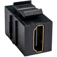 Desk In - 2x power & 2x keystone zwart - ergowerken