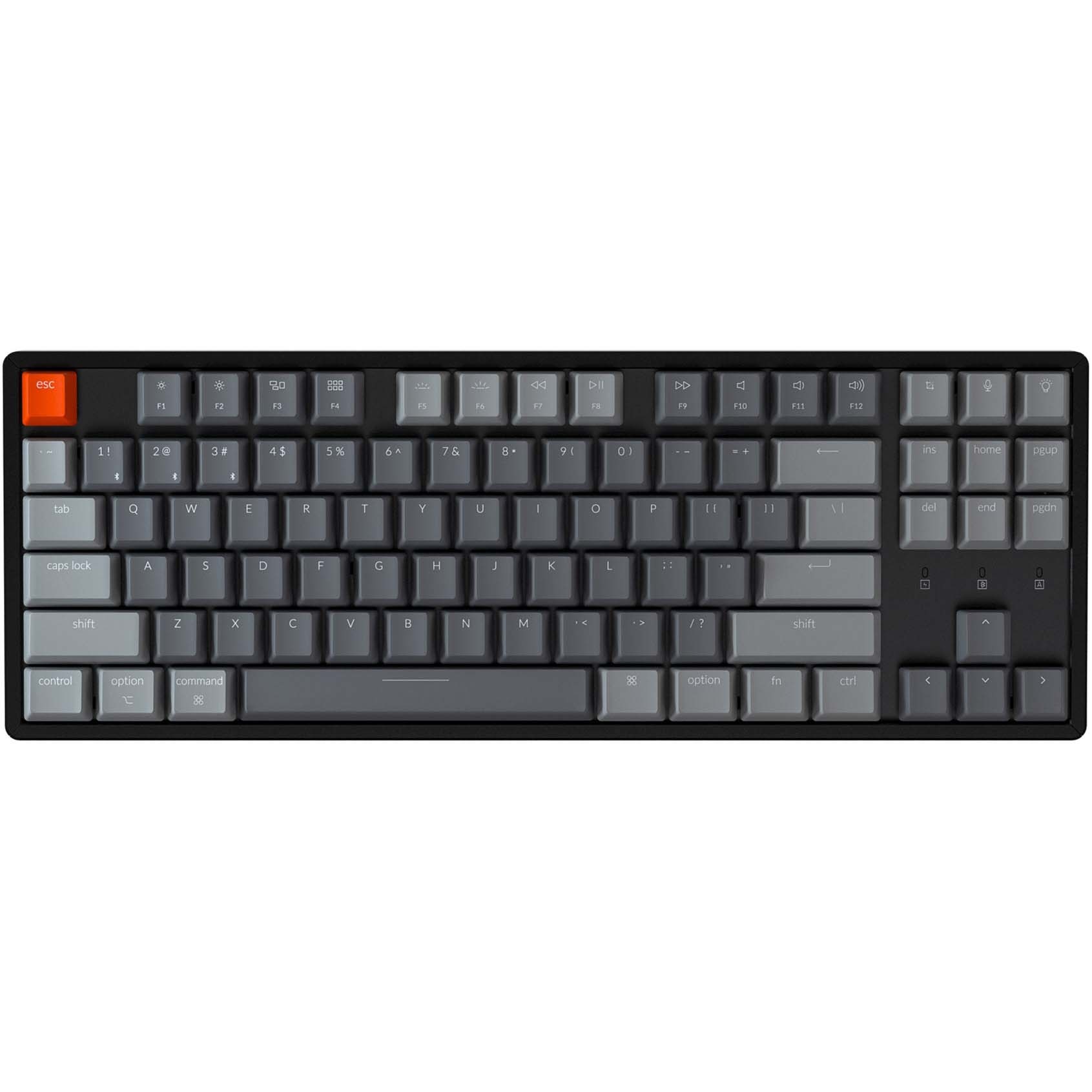 K8 tenkeyless keyboard for Windows & Mac - Aluminium frame