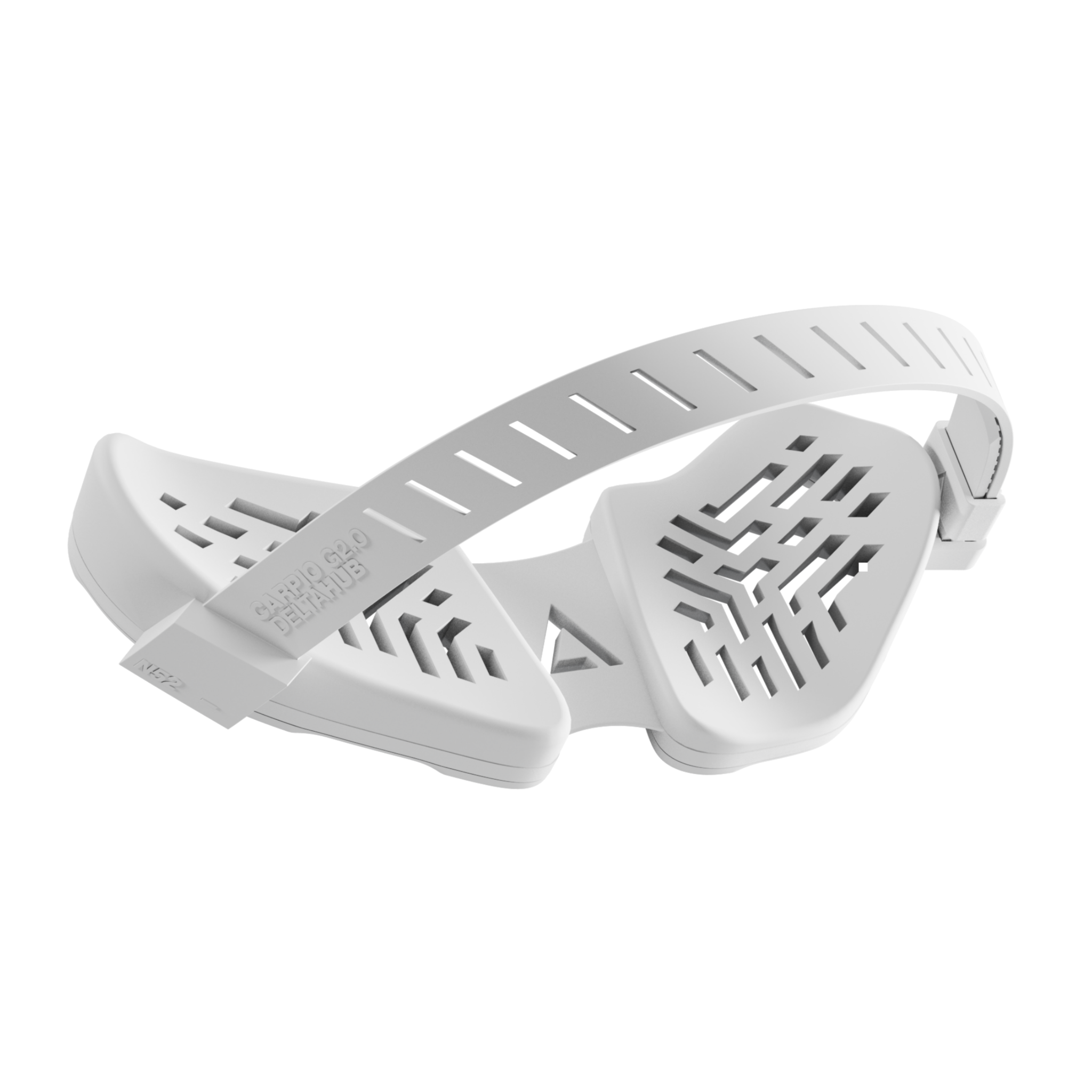 DeltaHub Carpio G2.0 sliding wrist rest - white