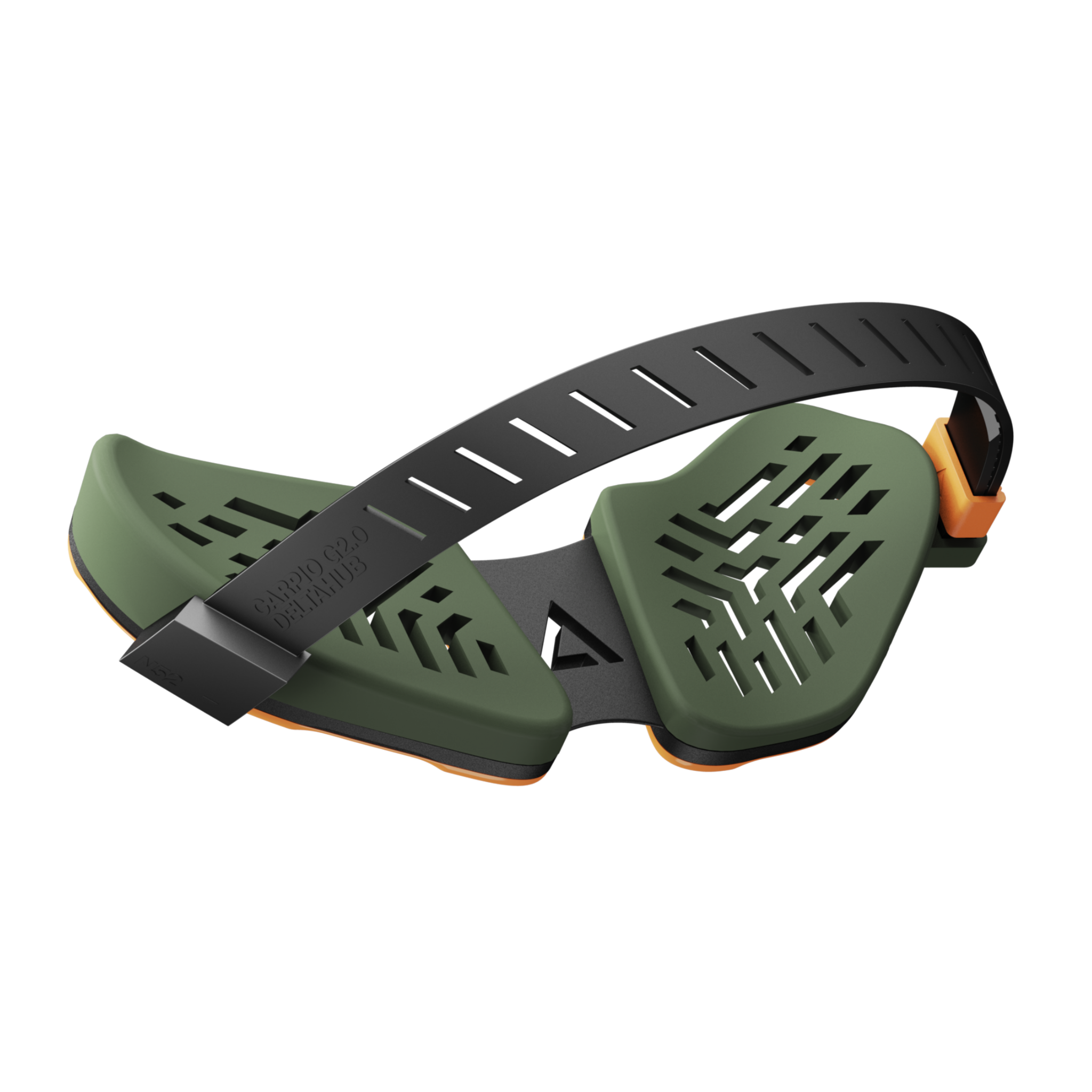 DeltaHub Carpio G2.0 sliding wrist rest - green