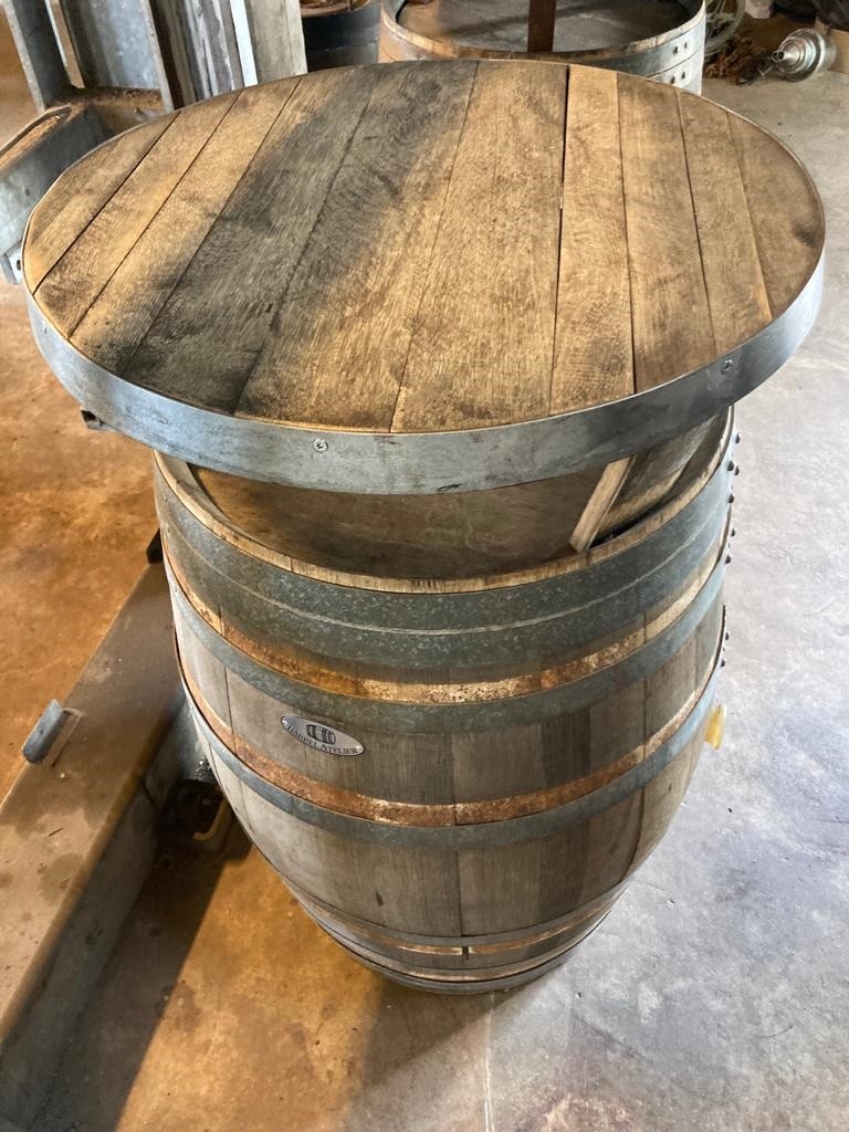 Winecask Table "Brandy" - Wood - Barrel Atelier
