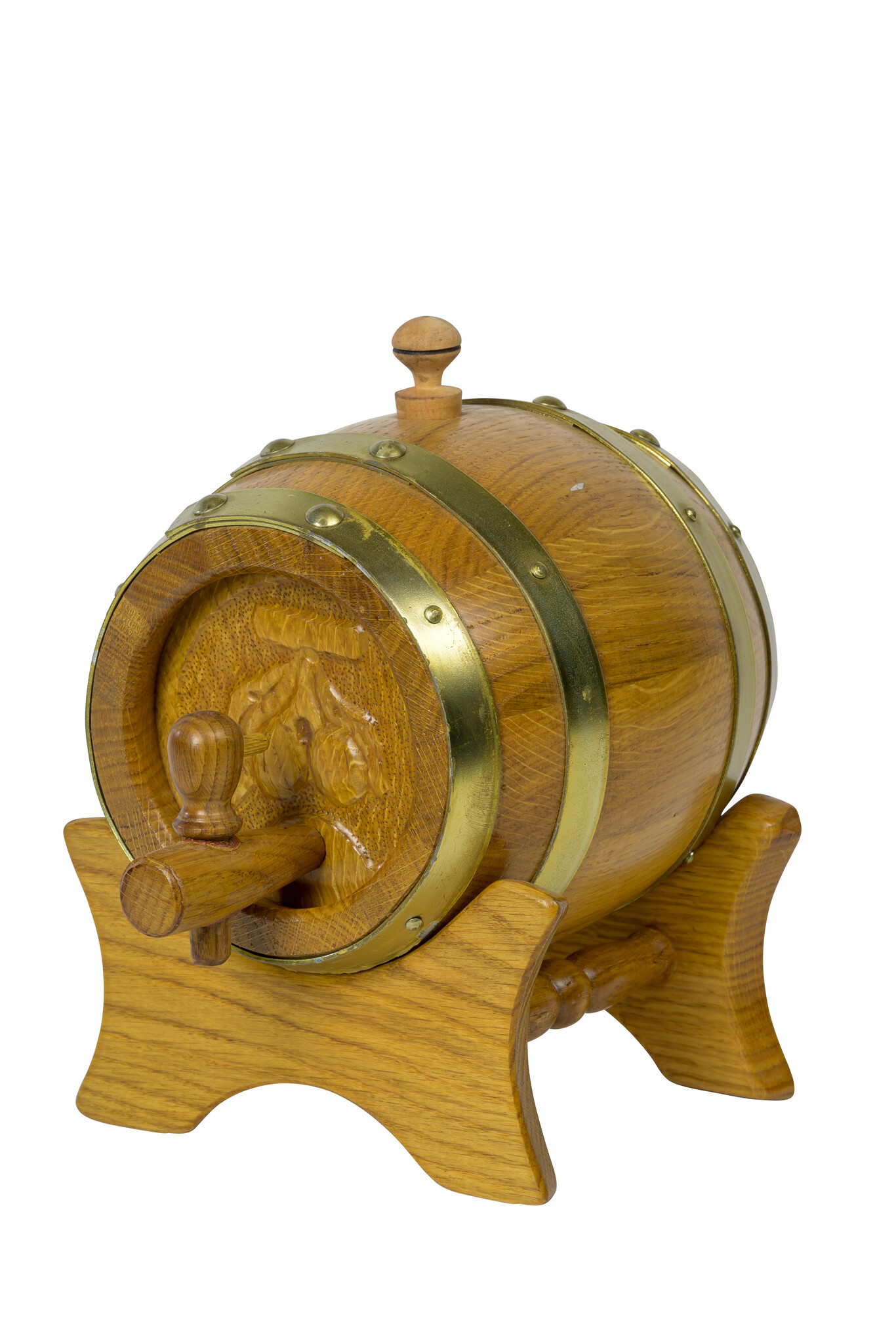 Wooden Barrel with tap 1 Ltr - Barrel Atelier
