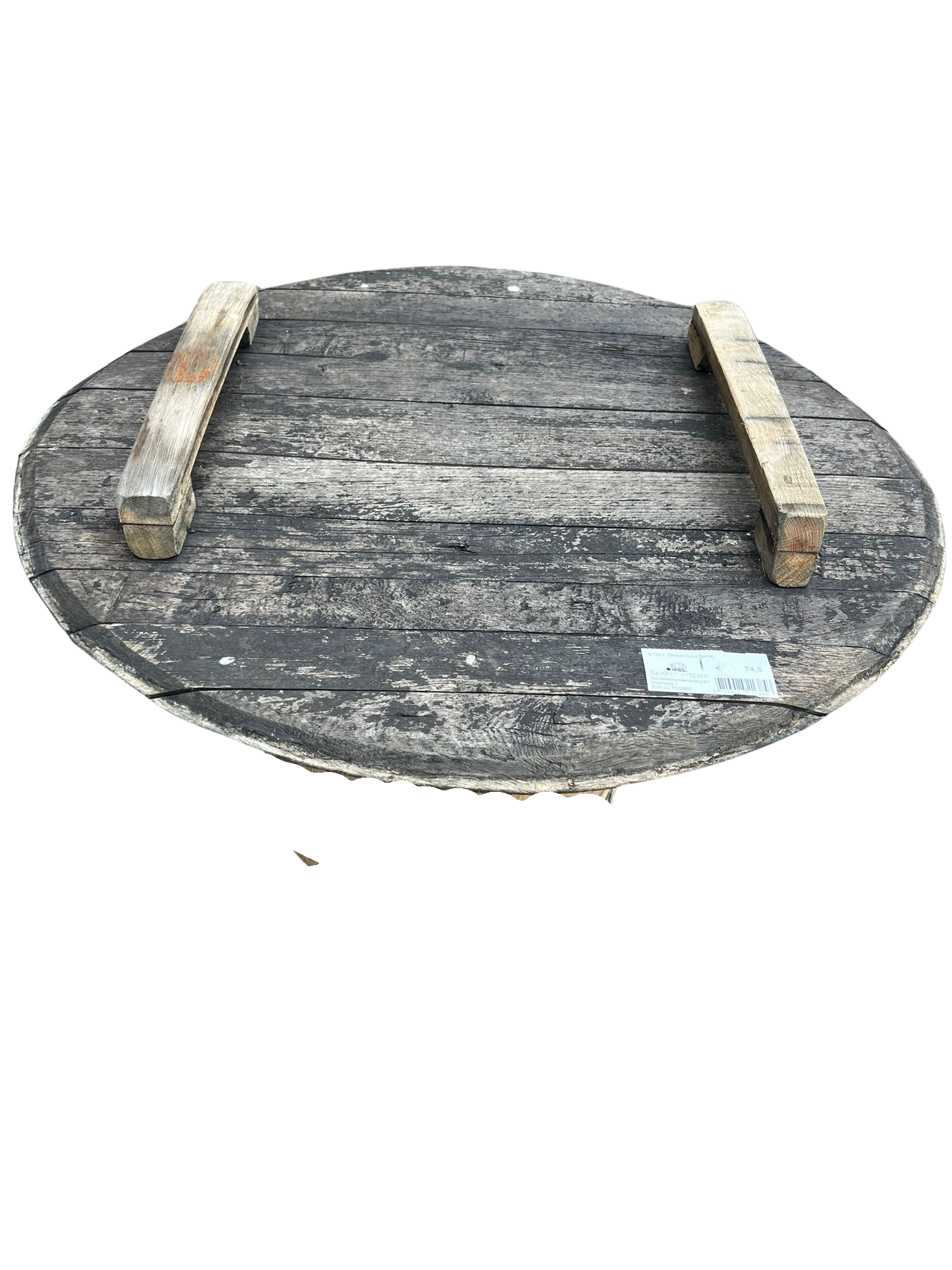 Wine barrel lid - Barrel Atelier
