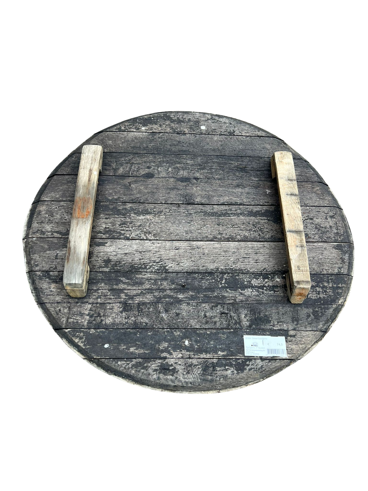 Wine barrel lid - Barrel Atelier