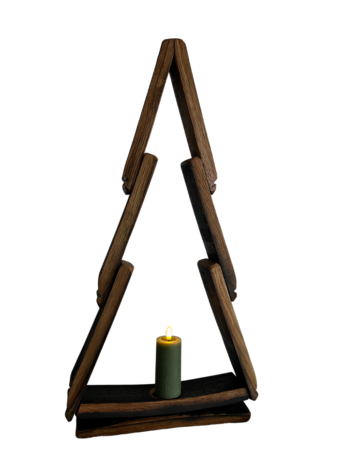 Bourbon Barrel Stave Christmas Tree - Barrel Atelier