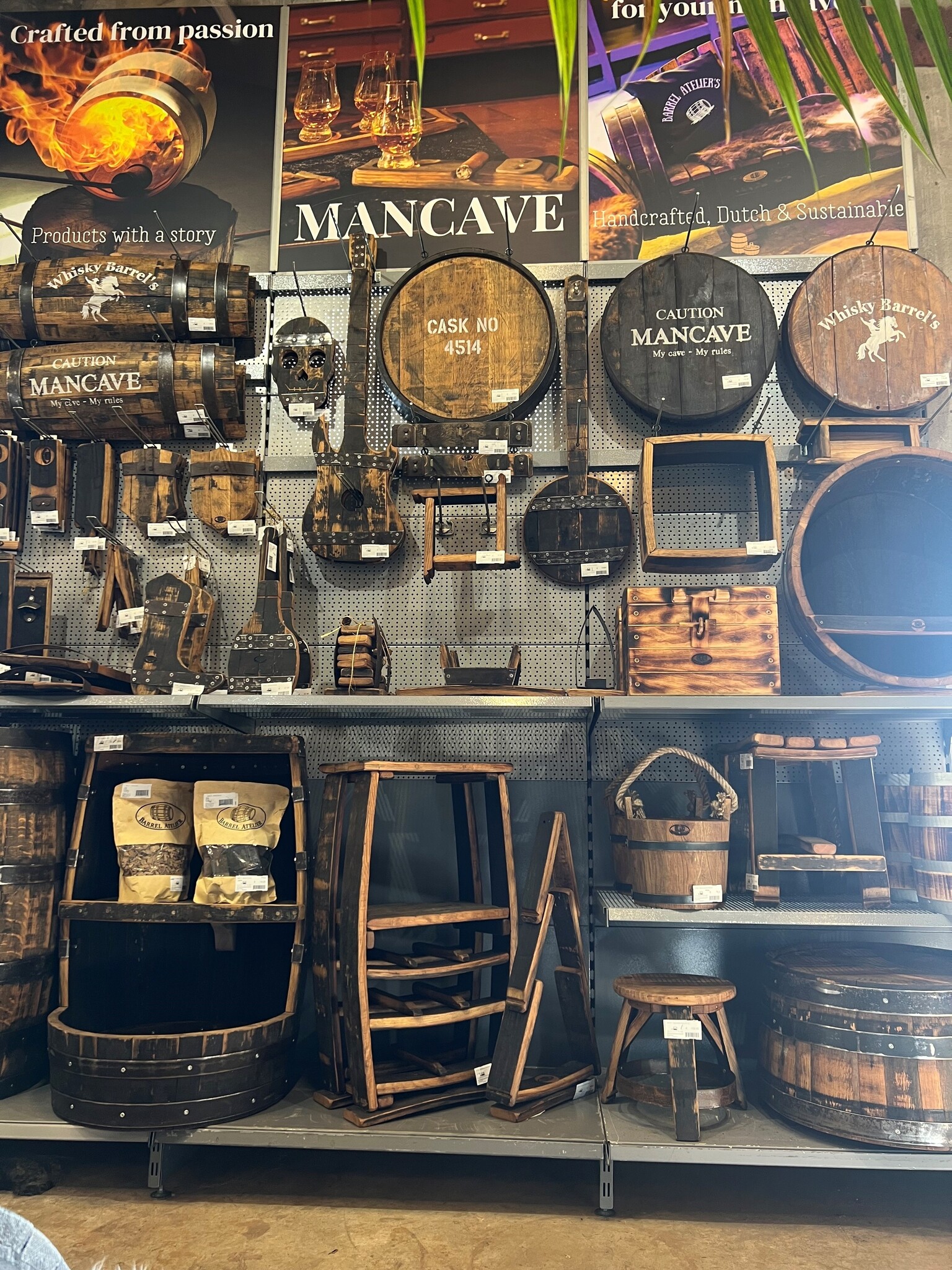 Mancave schild hout-Traditioneel - Barrel Atelier