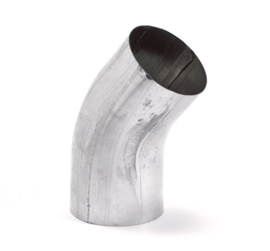 Zinc bend 80 mm 40° with socket - Barrel Atelier