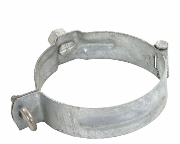 Hinged pipe bracket with internal thread, M8/M10 - Barrel Atelier