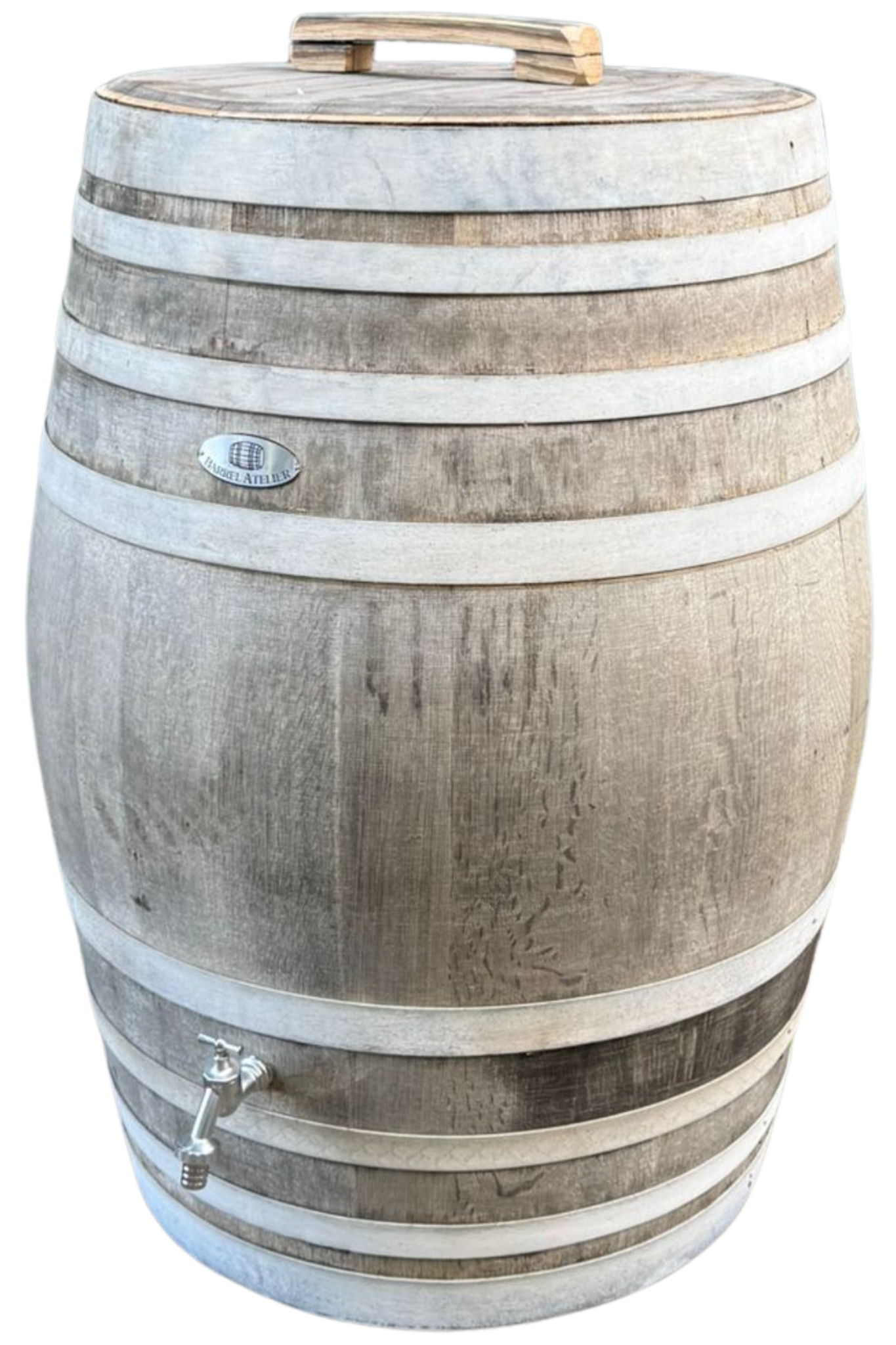 Wijnvat Regenton kopen? Regenton met chromen kraan - Barrel Atelier