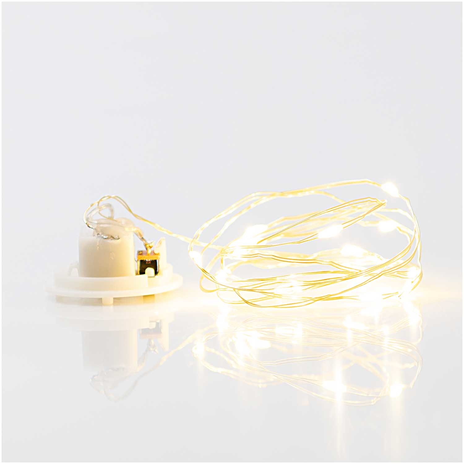 LED CHAIN OF LIGHTS GOLD 1,50M; 15 L - YAY