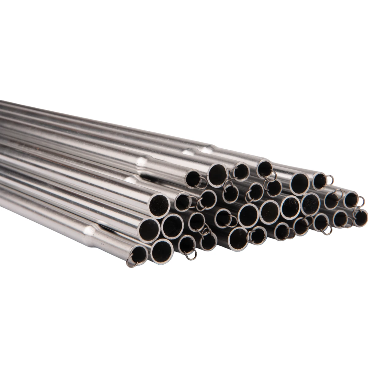 Aluminium buizen voor 370cm breed harmonicadoek - Afdekzeilwinkel