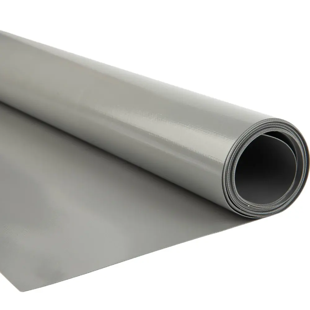 2,5m Grijs 650gr PVC zeil RAL 7037