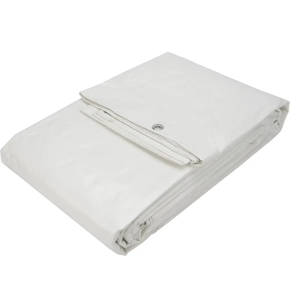 Afdekzeil PE Wit 5x6 150gr goedkoop Bouwzeil kopen