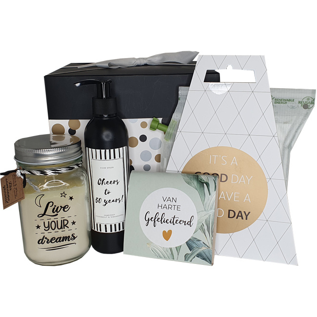 cadeaupakket-50-jaar-leef-je-droom-thee - Kadogalerie.nl