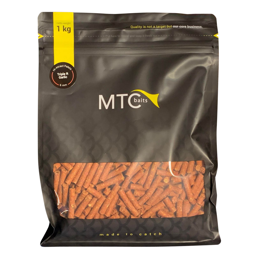 Pellet Hi-Attract - Triple R Garlic - MTC Baits B.V.