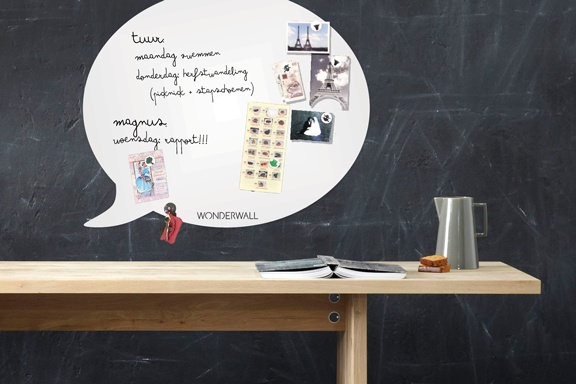 FAB5 Wonderwall XL 95 X 80 CM WHITEBOARD and magnetic board BALLOON ...