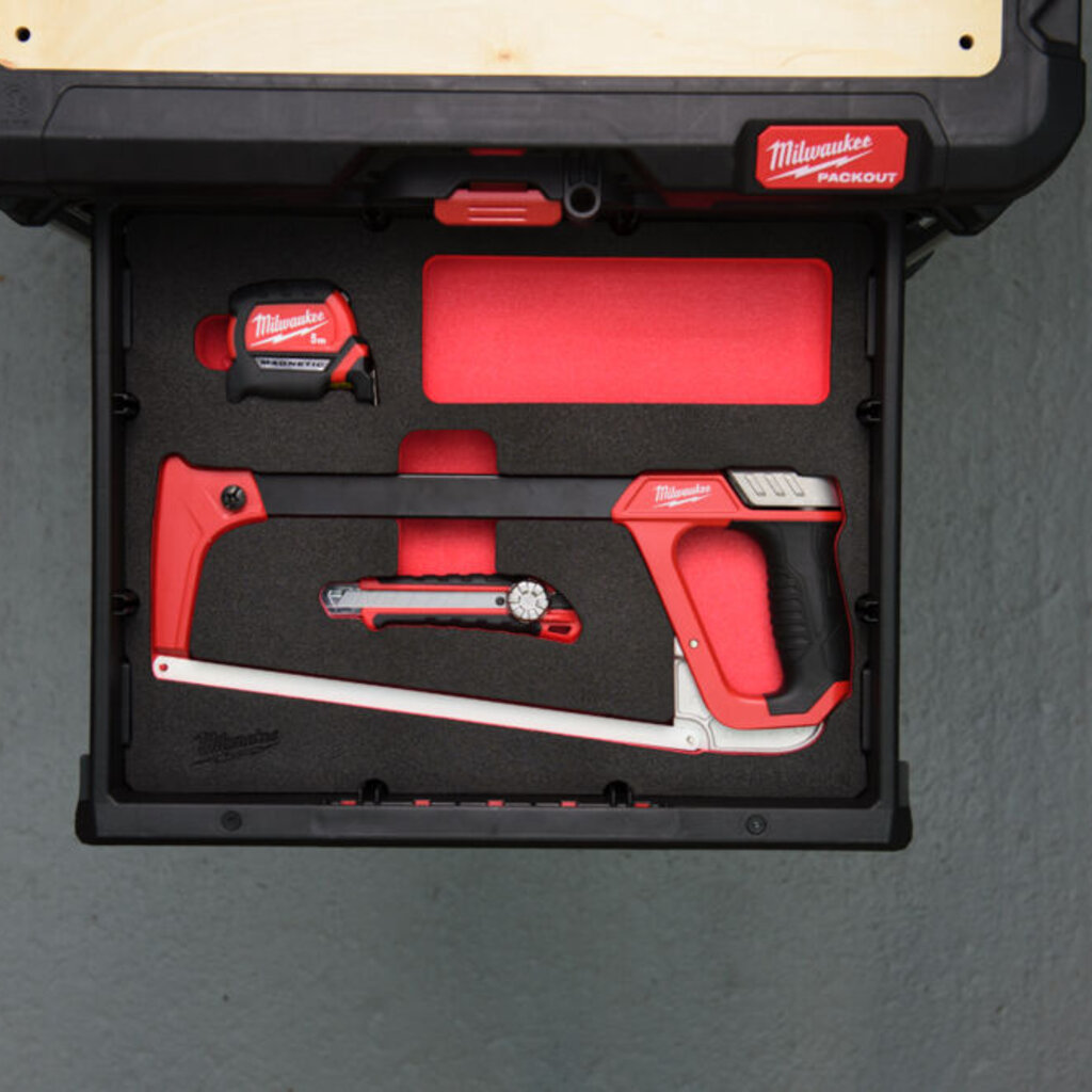 FOAM INLAY GESCHIKT VOOR ALLE PACKOUT™ GEREEDSCHAPSKOFFERS MET LADES M ...