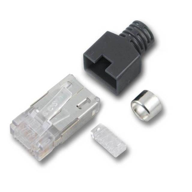 RJ45-Stewart Stecker grün 4 Elemente, 10Stk - CDZ