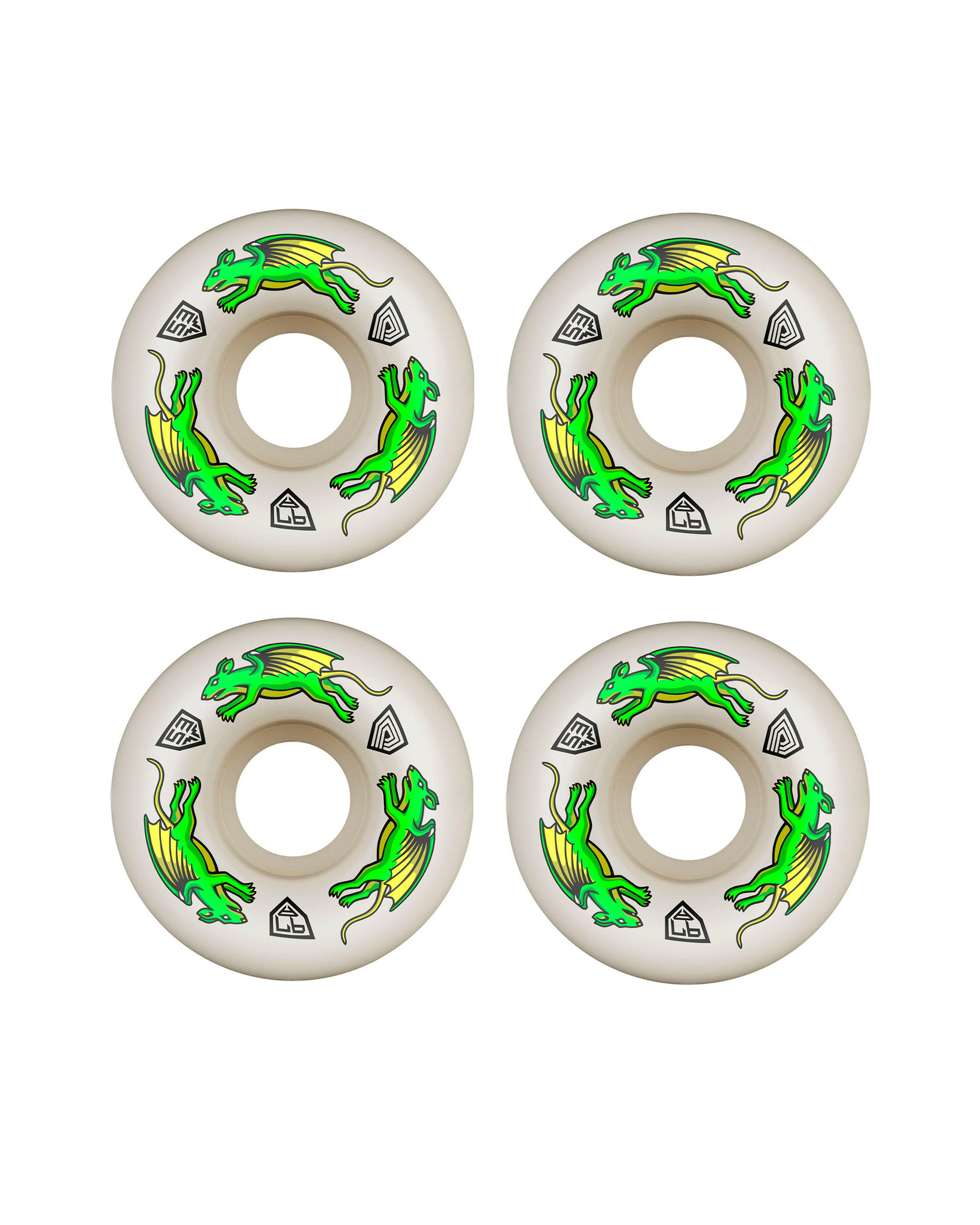 powell-peralta Powell-Peralta Dragons Wheels Nano 97A 53mm - Lockwood ...