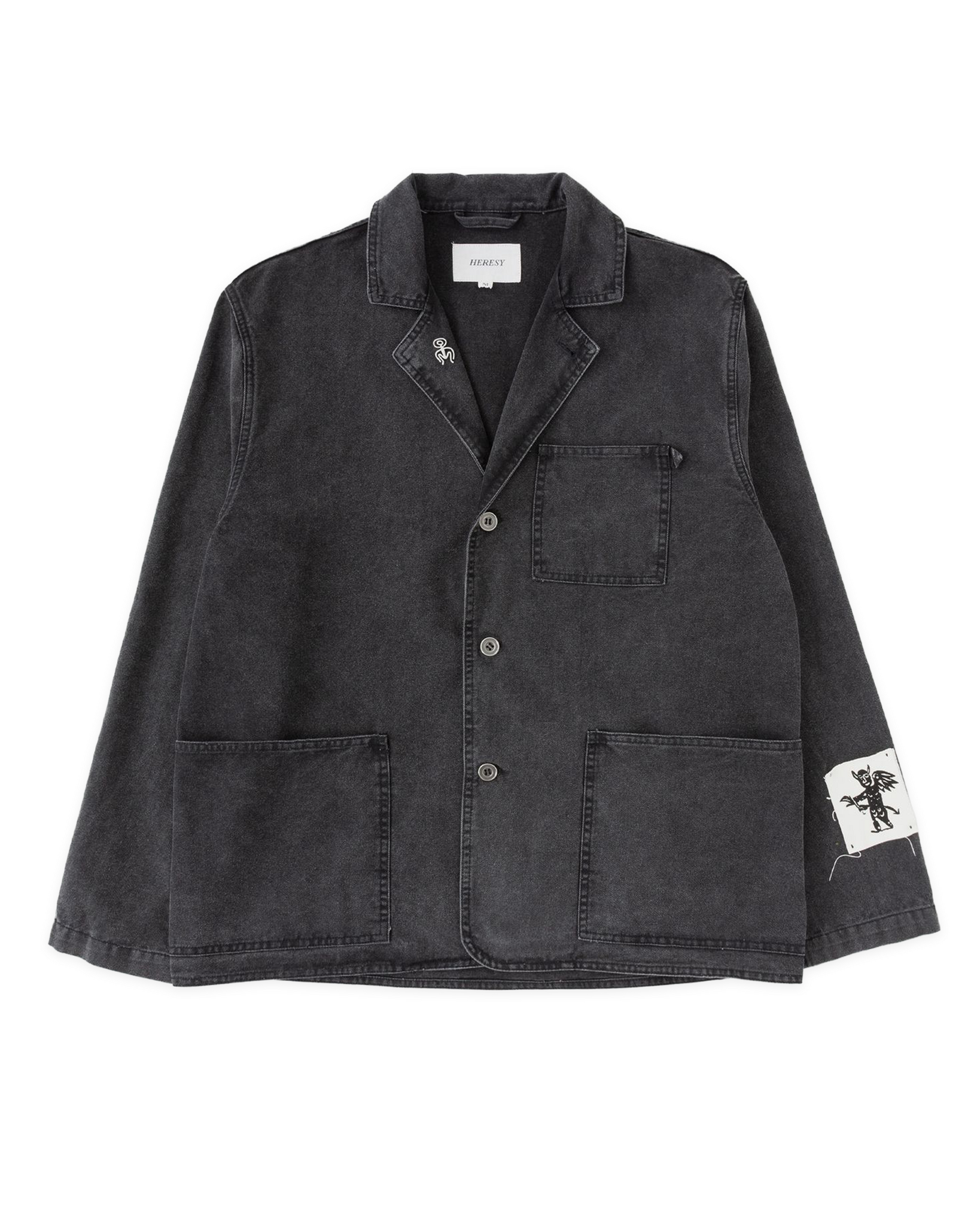 Heresy Barrow Jacket Ash - Lockwood Skateshop & Avenue Antwerp