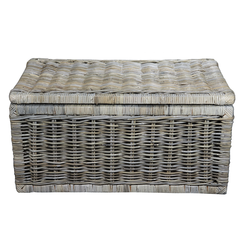 Grote Rotan mand Met Deksel - Sweet Living Shop