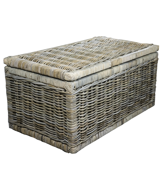 Grote Rotan mand Met Deksel - Sweet Living Shop