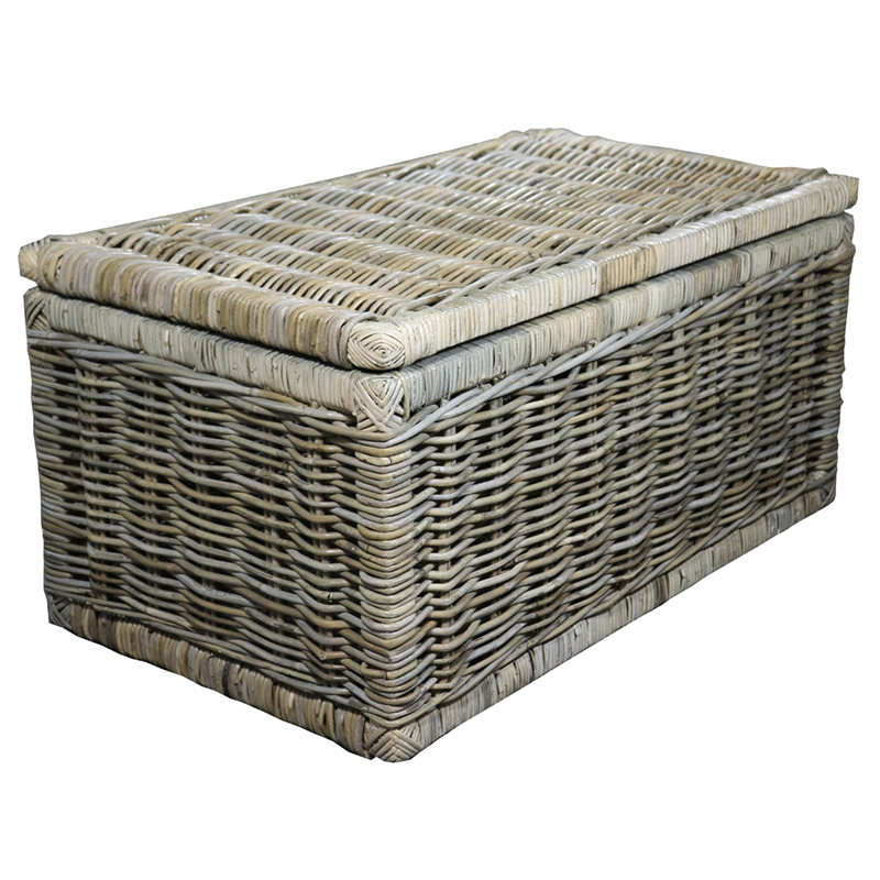 Grote Rotan mand Met Deksel - Sweet Living Shop