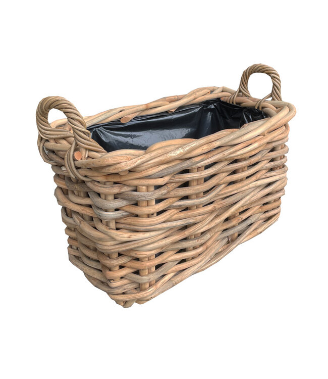 Rotan bloemenmand - 54x28xH30 cm - Sweet Living Shop