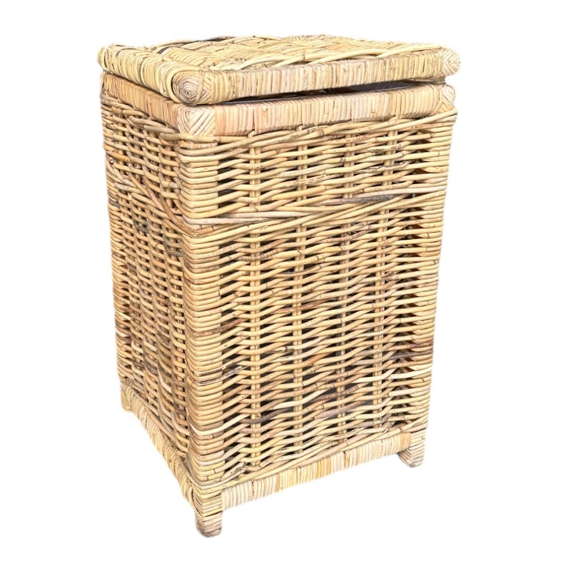 Rotan Wasmand Naturel - 40x40xH65 cm - Sweet Living Shop