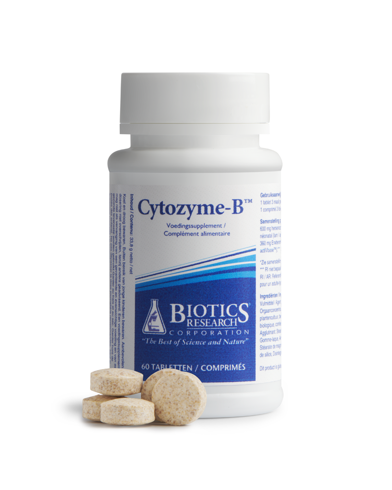 Biotics Research Cytozyme-B 60 tabletten - Inner Vitamins - Inner Vitamins