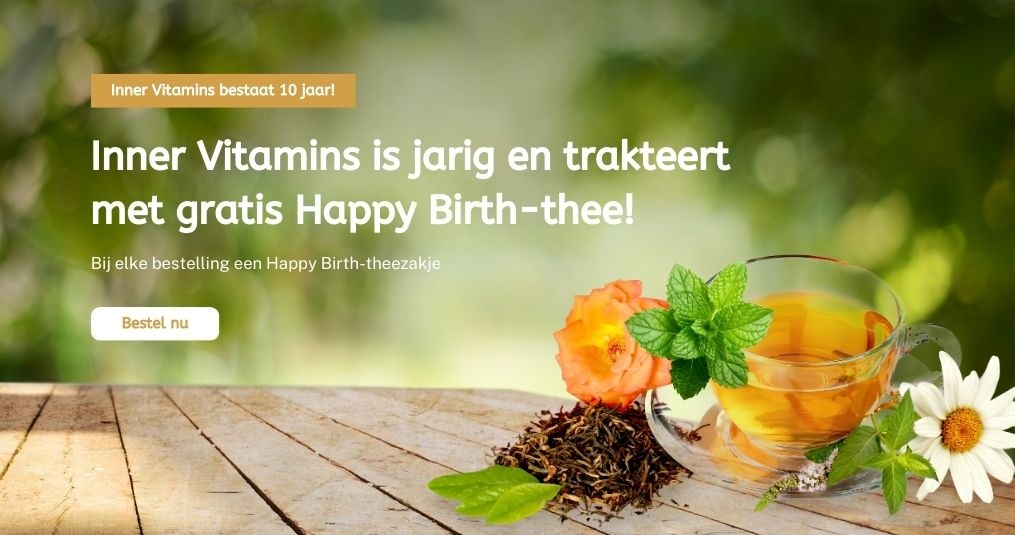 Inner Vitamins is jarig en trakteert: ontvang een gratis Happy Birth ...
